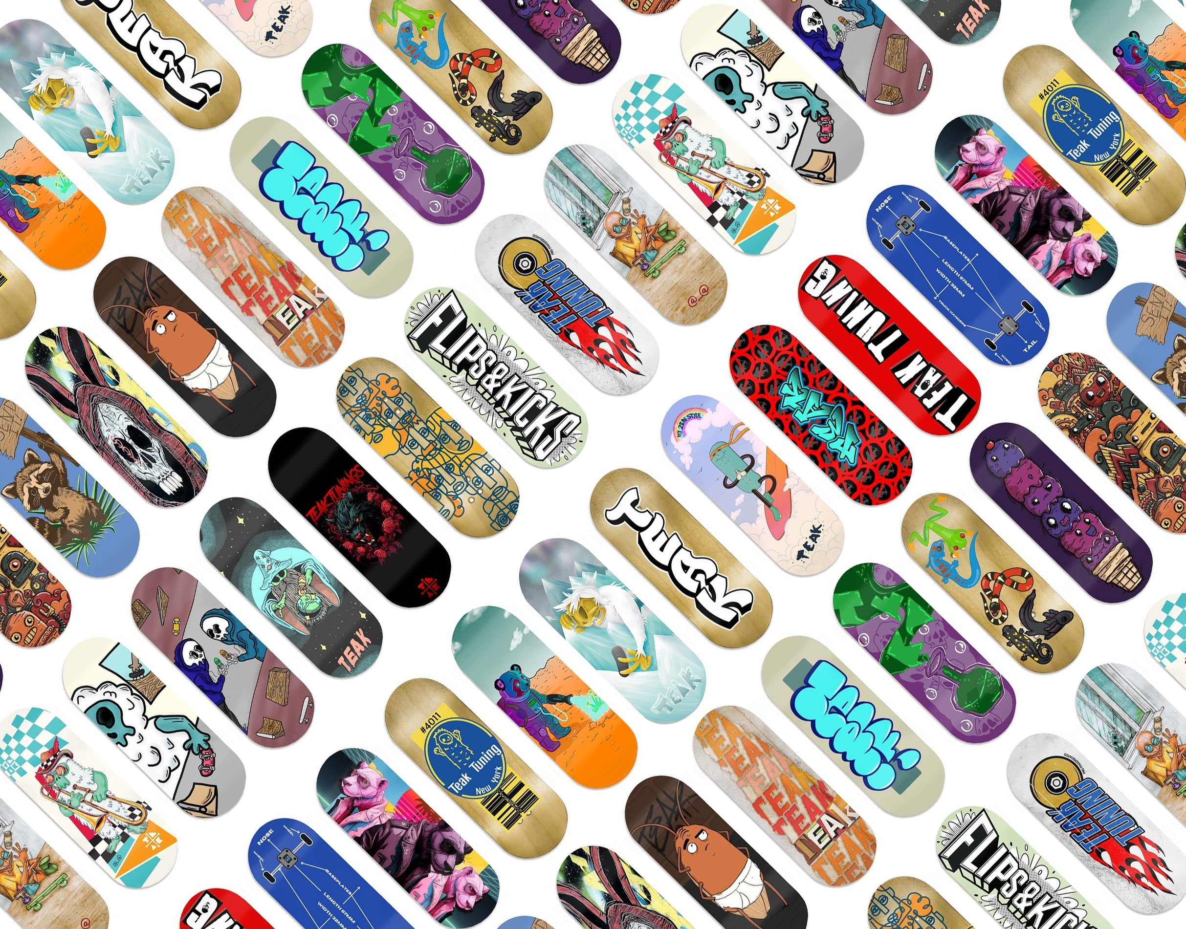 Design Contest 2024 Winners - Heat Transfer Fingerboard Decks – Teak ...