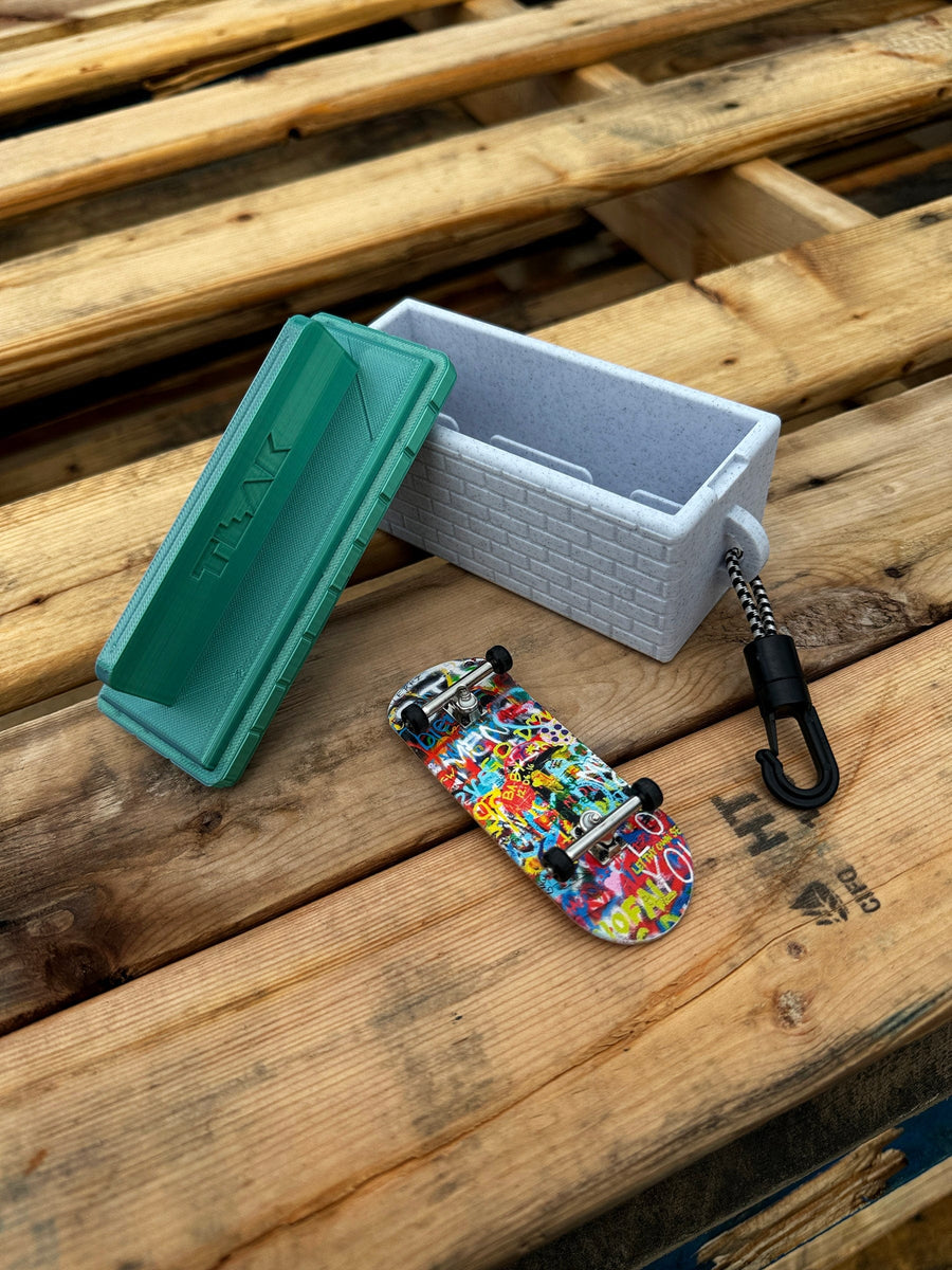 Skate Crate - Mini Loaf Edition - 5.5" Long - Travel Carry Case and Ra ...