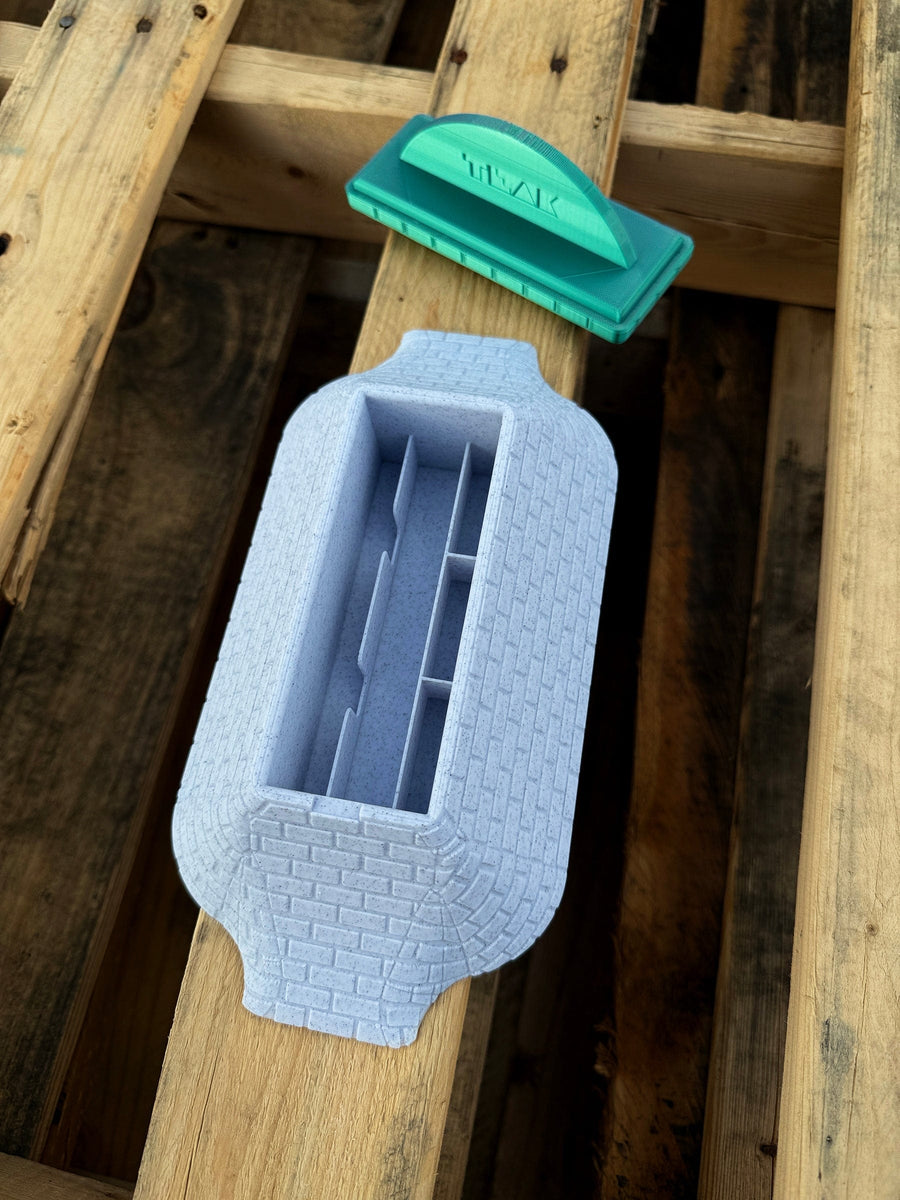 Skate Crate - Bank Ramp Edition - 9.25" Long - Storage Obstacle – Teak ...