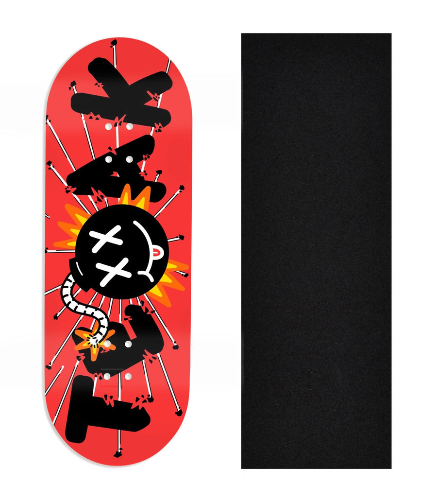 Heat Transfer Graphic Wooden Fingerboard Deck, Design Contest 2024 Win ...