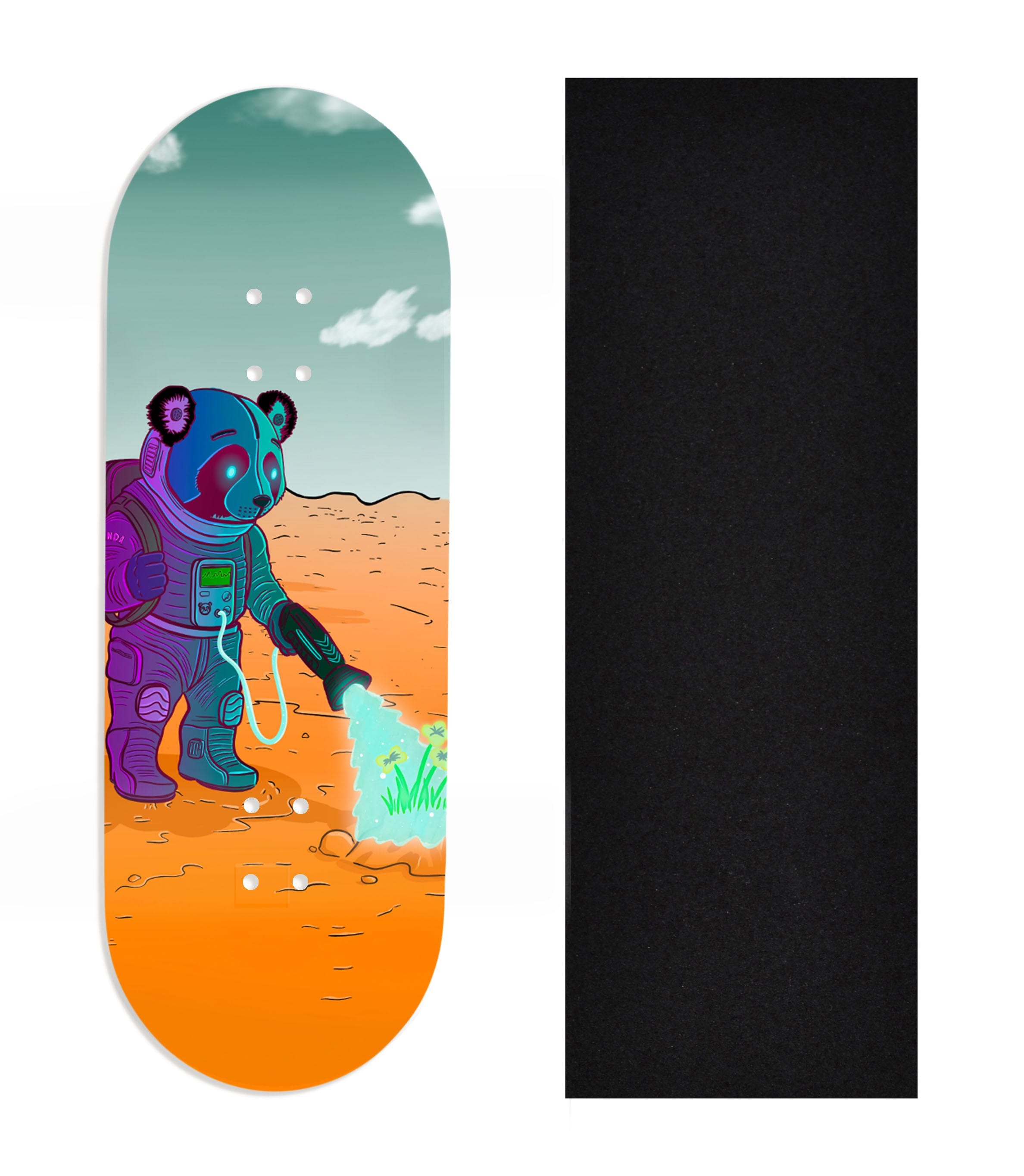Heat Transfer Graphic Wooden Fingerboard Deck, Design Contest 2024 Win ...