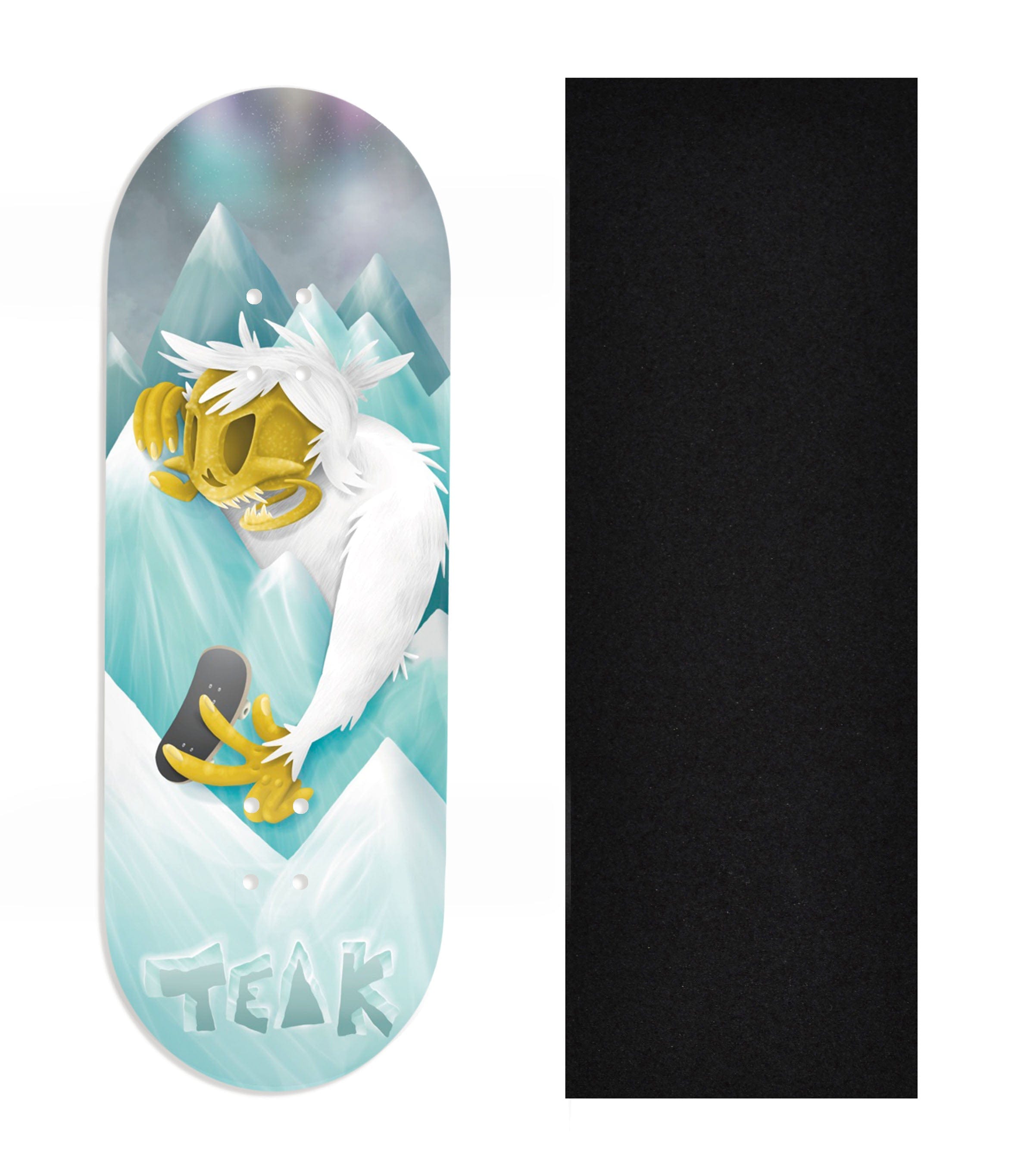 Heat Transfer Graphic Wooden Fingerboard Deck, Design Contest 2024 Win ...