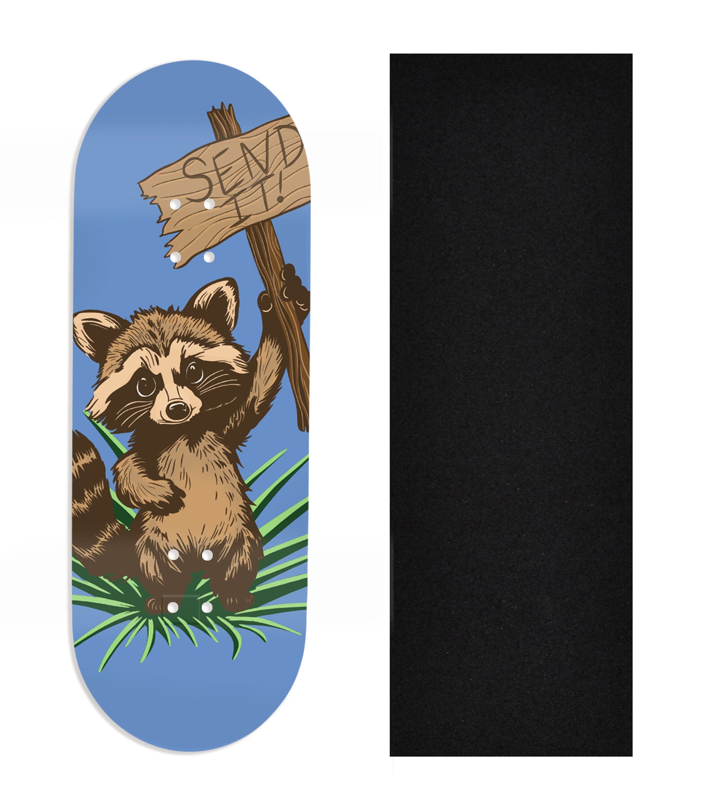 Heat Transfer Graphic Wooden Fingerboard Deck, Design Contest 2024 Win ...