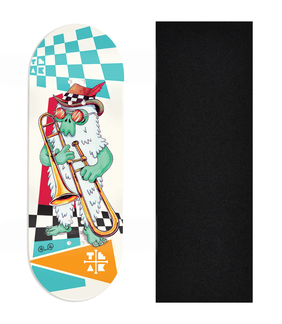 Heat Transfer Graphic Wooden Fingerboard Deck, Design Contest 2024 Win ...