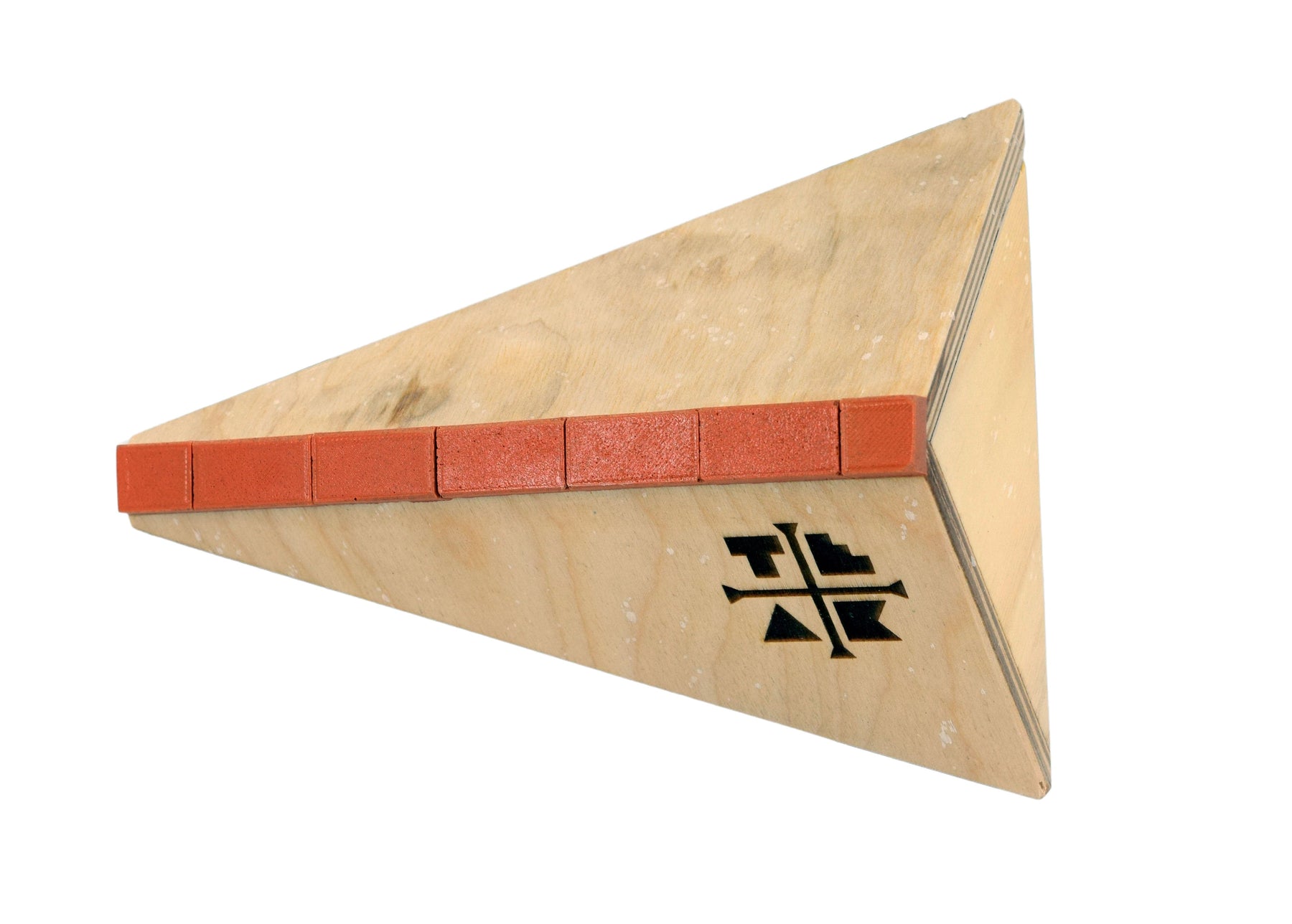 Teak Tuning Wooden Fingerboard "Polebank", Triangular Banks with Brick ...