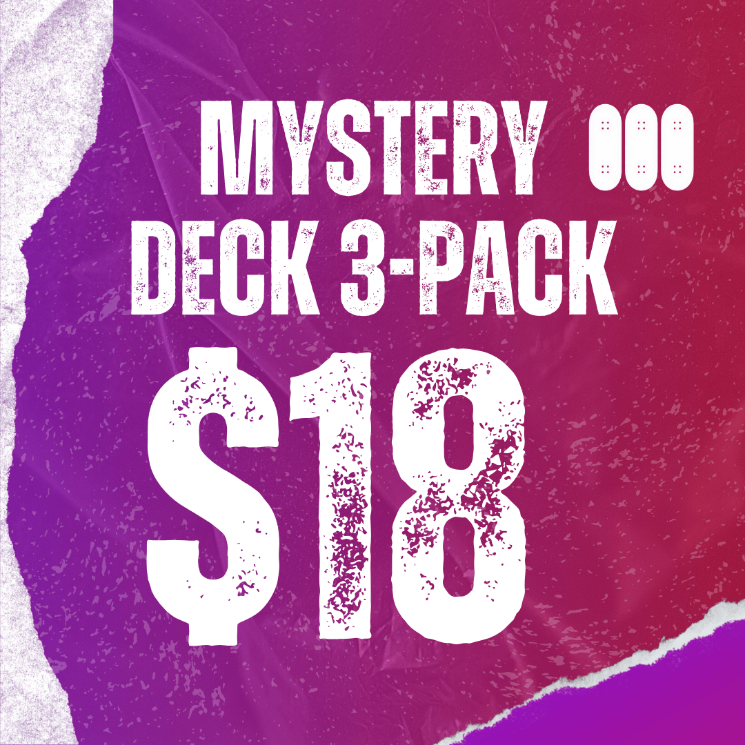 Prolific Fingerboard Decks Mystery 3 Pack - Random Size, Design, Shape ...