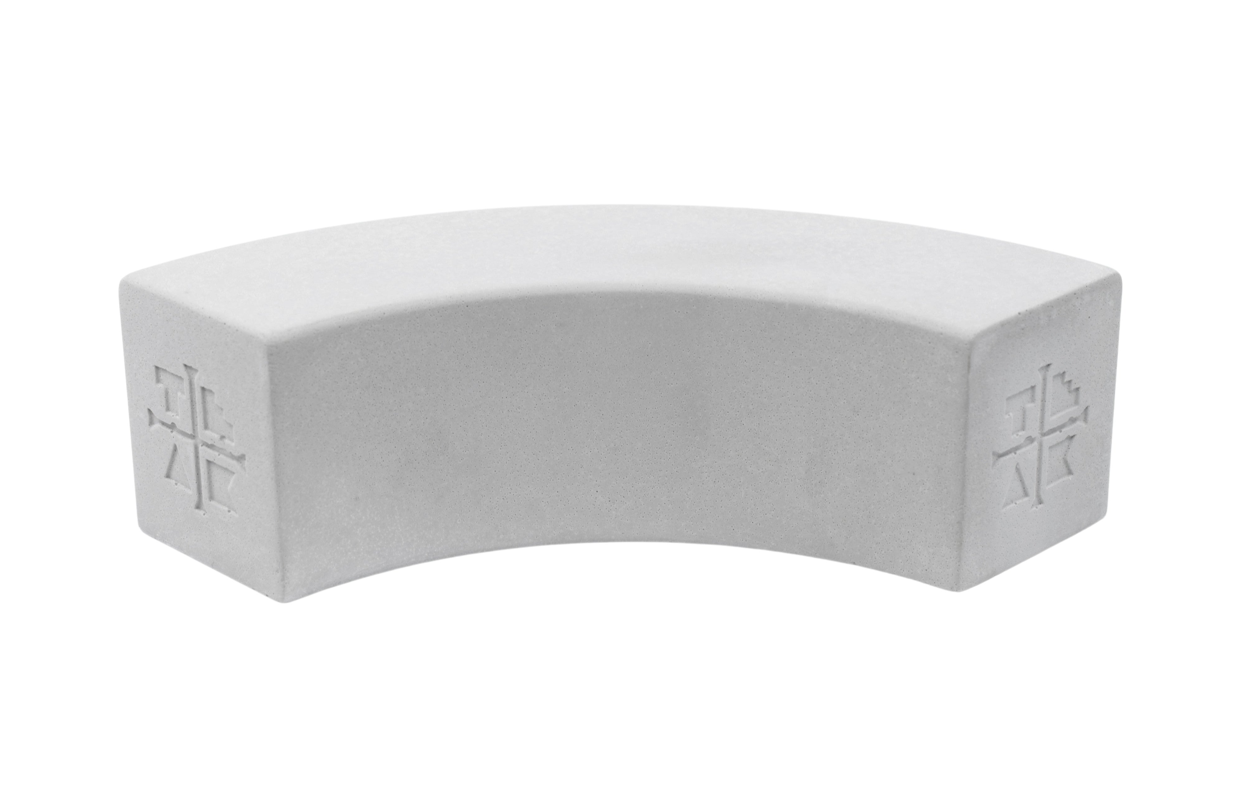 Monument Series Concrete Quarter Arc "Banana" Loaf Obstacle - 6.5" Lon ...