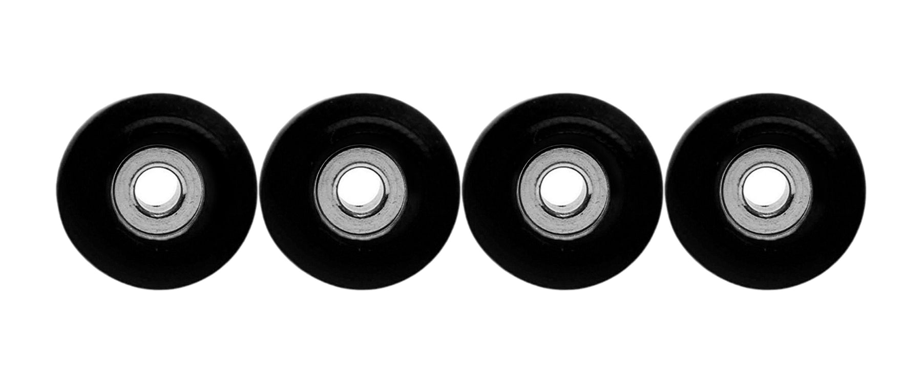 Eco Rounded Wheels - 85D CNC Polyurethane - "Black" – Teak Tuning Pro ...