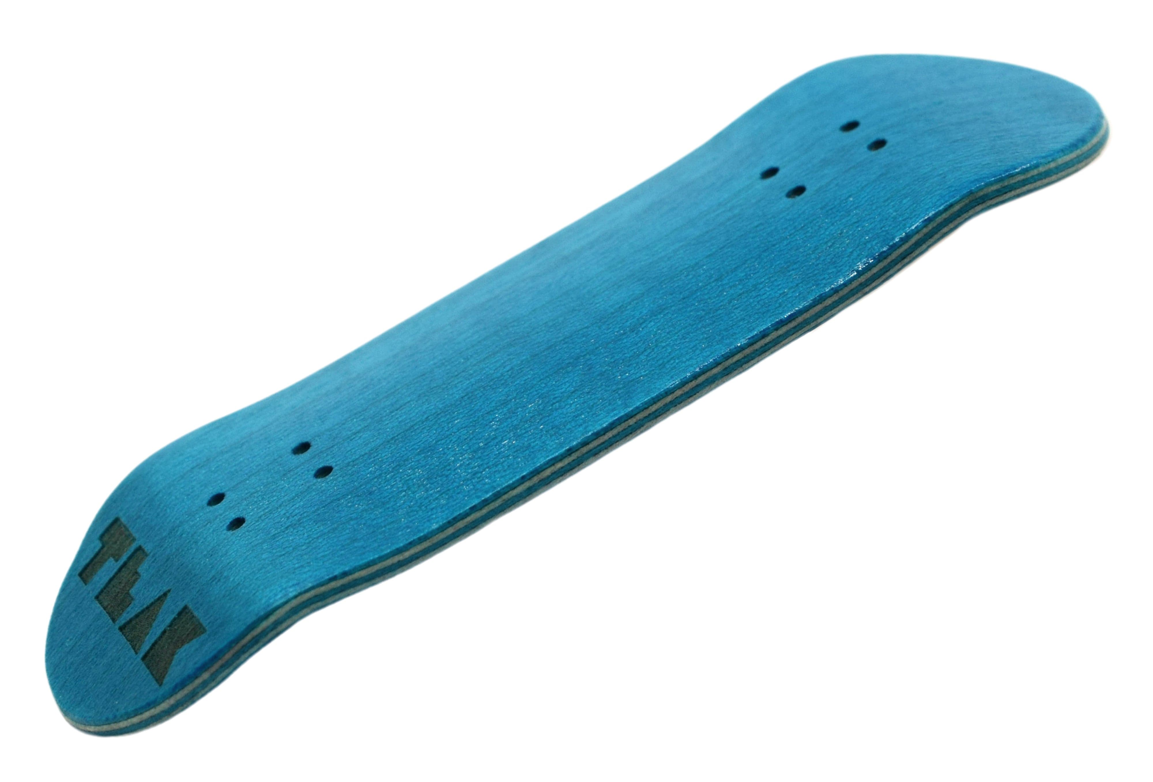 PROlific Wooden 5 Ply Fingerboard Deck 35x95mm - Teak Teal - with Colo ...