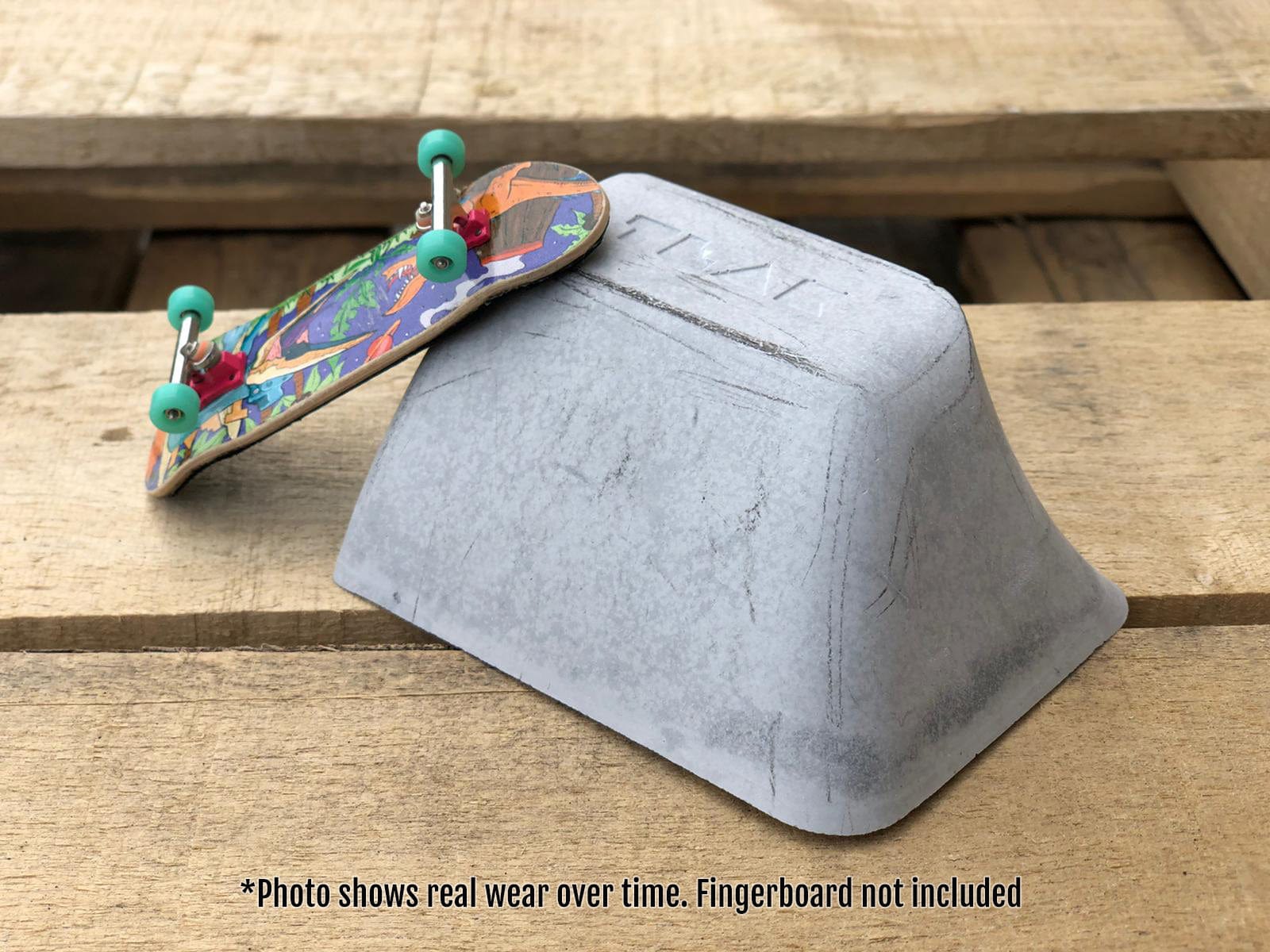 Monument Series Fingerboard Concrete Wave Obstacle - 4.25" W, 2" Tall ...